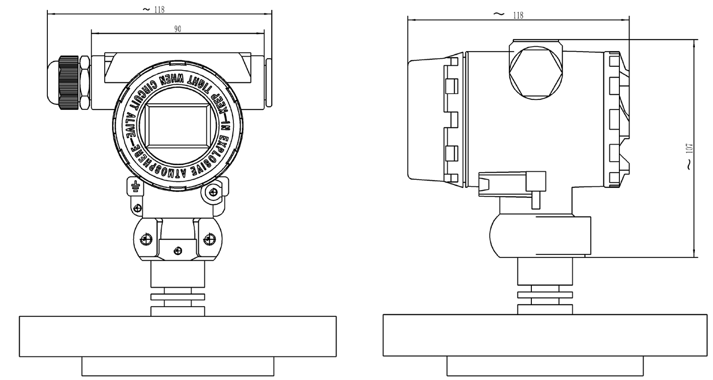 Flange Type Pressure Transmitter (PTS20F)